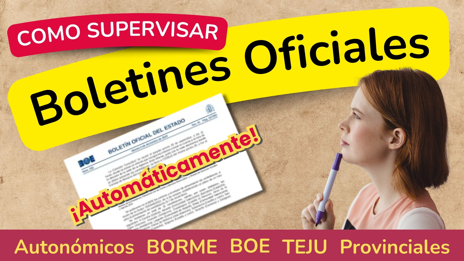 Cómo supervisar los boletines oficiales - SALITEL